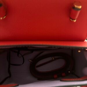 Versace | Bags | Versace La Medusa Top Handle Bag Leather Small Red ...